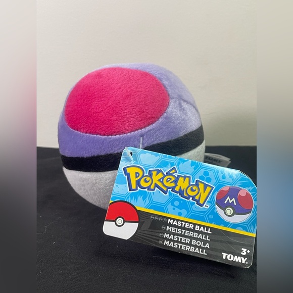 Pokemon | Toys | Nwt Pokemon Masterball 6 Inch Plush Pokeball Ash ...
